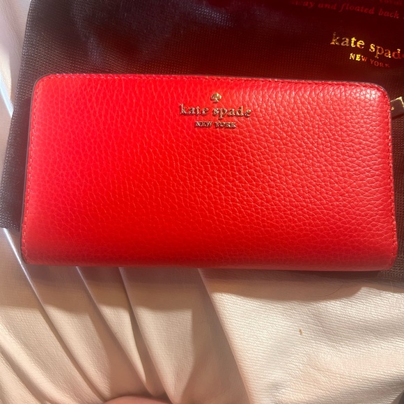 kate spade | Bags | Kate Spade Dumpling Large Slim Bifold Wallet ...